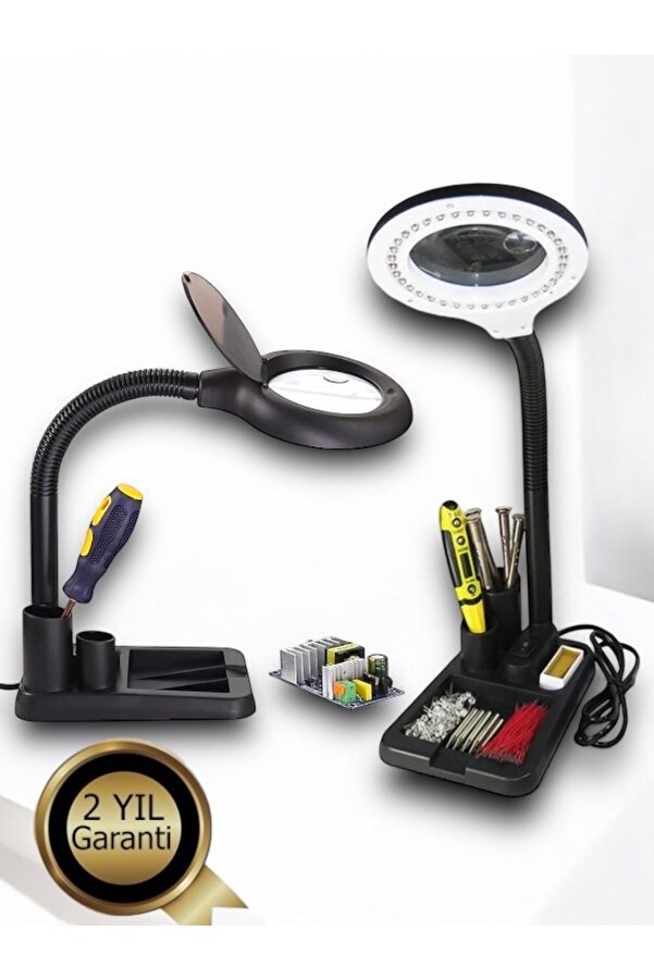 UCUZTEKNO Magnifying Glass with Led Light - Lamp Reading and Working ...