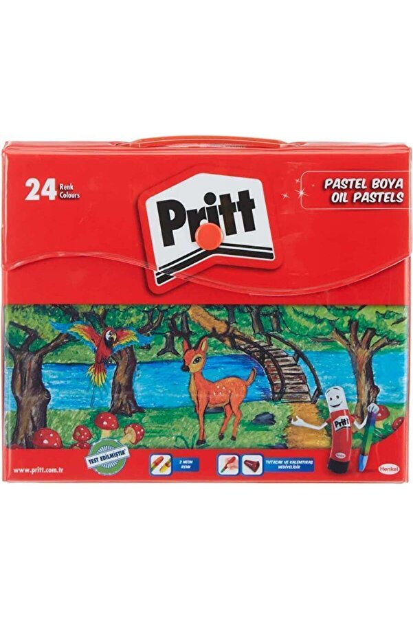 Pritt Oil Pastel Paint Set 24 Pieces with Bag N1048064 - Trendyol