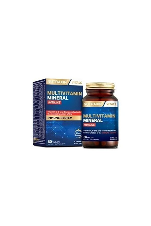 Nutraxin 60 Tbl Magnesium and Mineral Immune Complex - C, D, Zinc, Iron ...