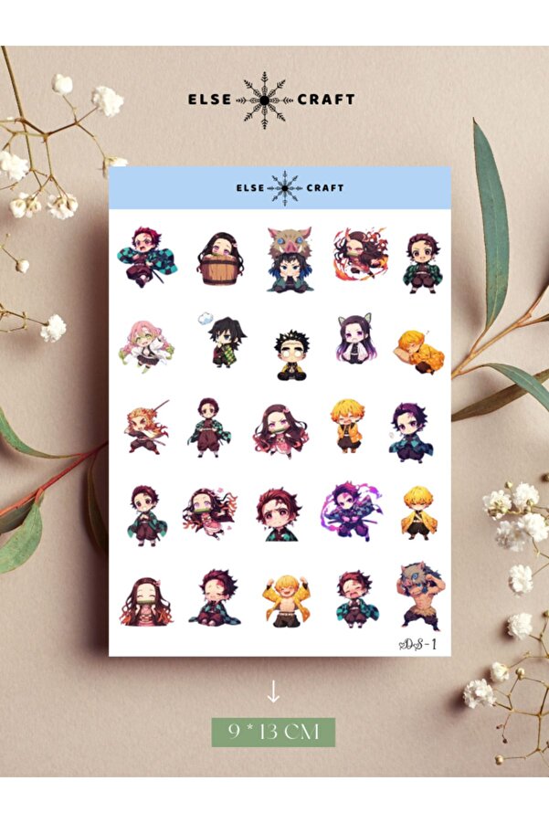 Else Craft Demon Slayer Ds-1 Sticker - Suitable for Agenda Planner ...
