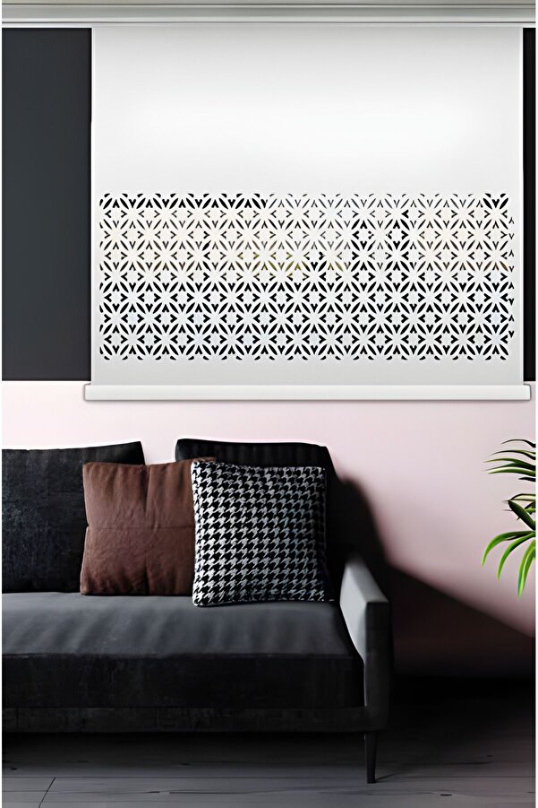 Mestan Home Floral Decorative Patterned - Laser Cut Roller Blinds - 20 ...