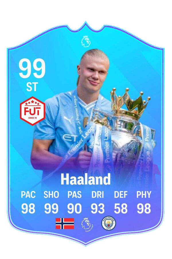 FUTCARDS إيرلينغ هالاند FC25 فوتكارد | بطاقة الألعاب - Trendyol