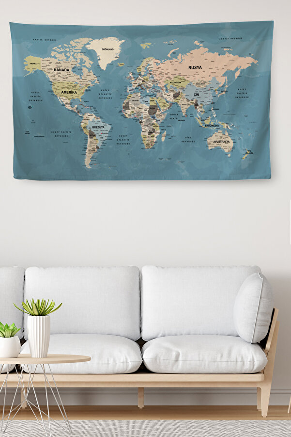 Lasirius Настінне покриття, килим Детальна актуальна турецька карта ...