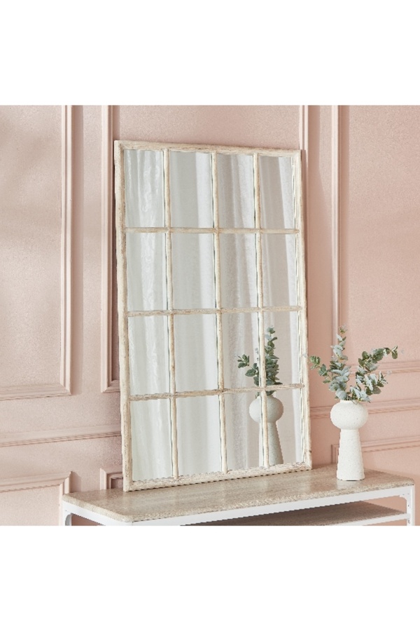 Home Box Reda Wooden Large Size Frame Window Mirror - 80x120 cm - Trendyol