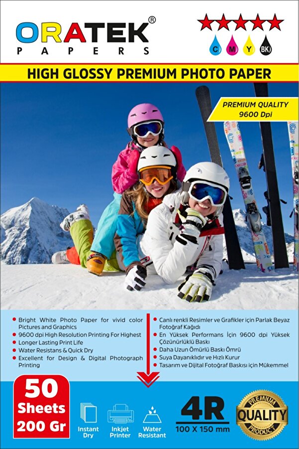 ORATEK Epson Ecotank 103 L6160 - Premium Glossy Photo Paper 10X15 Cm ...