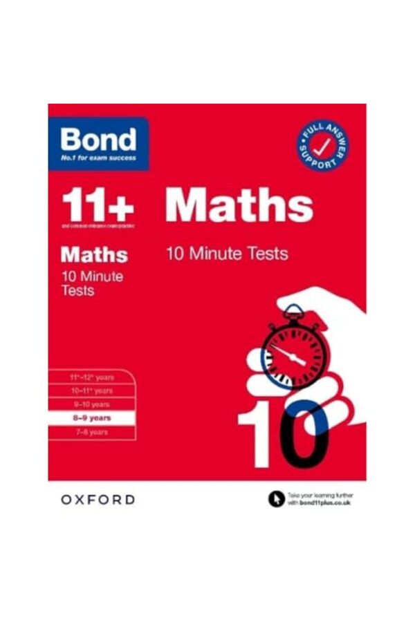 OXFORD UNIVERSITY PRESS Bond 11+ Bond 11+ Maths 10 Minute Tests With ...