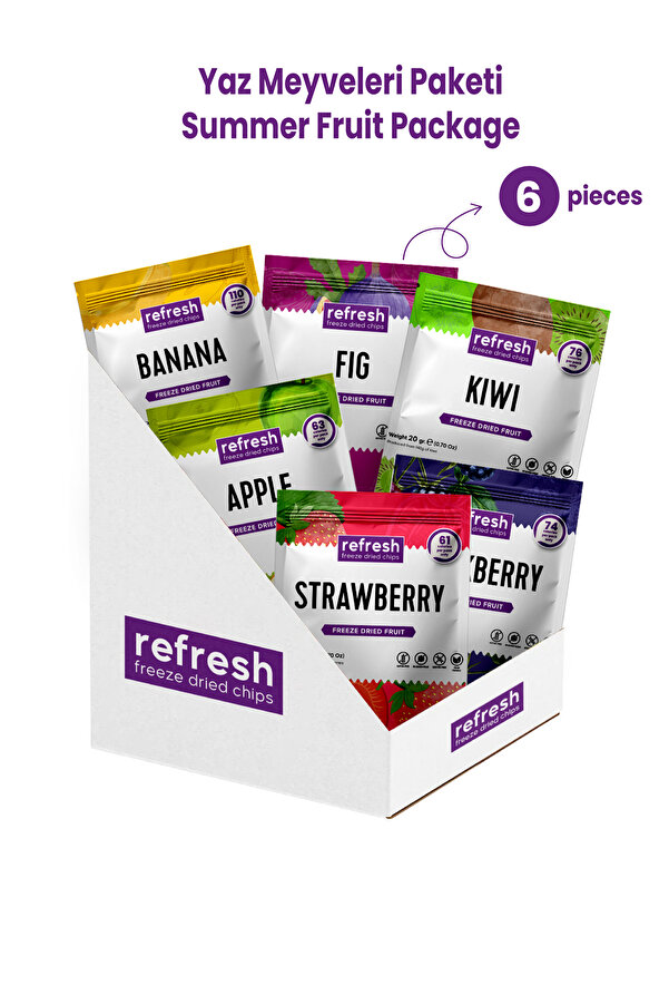 Refresh Chips Freeze Dried Summer Fruits Set - Freeze Dried - Freeze ...