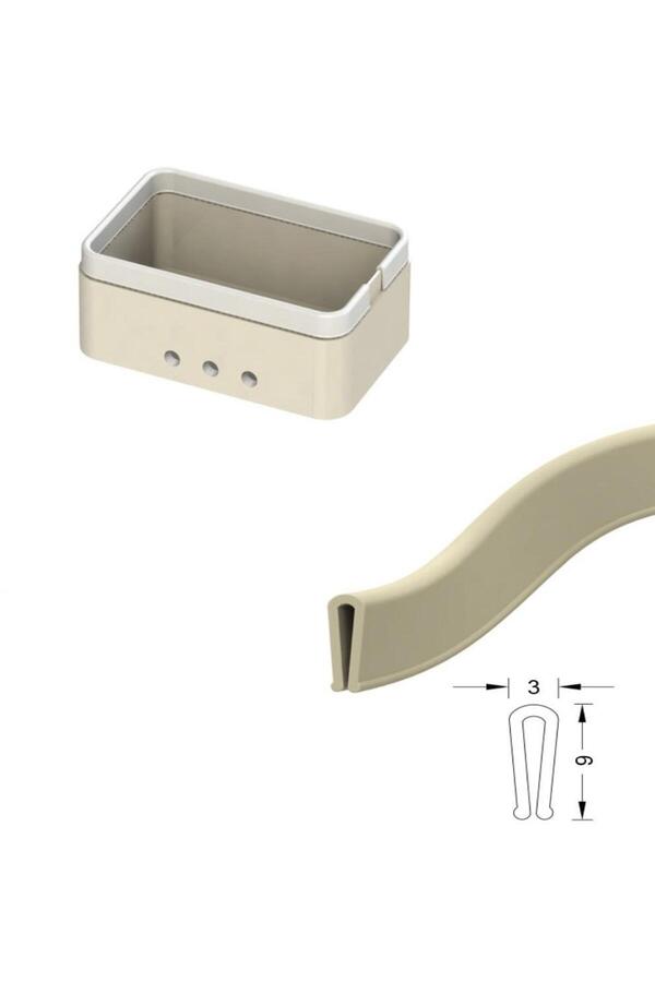 CONTACALL U Fitil Pano Kapak Kenar Fitili Siyah 10 Metre - Trendyol