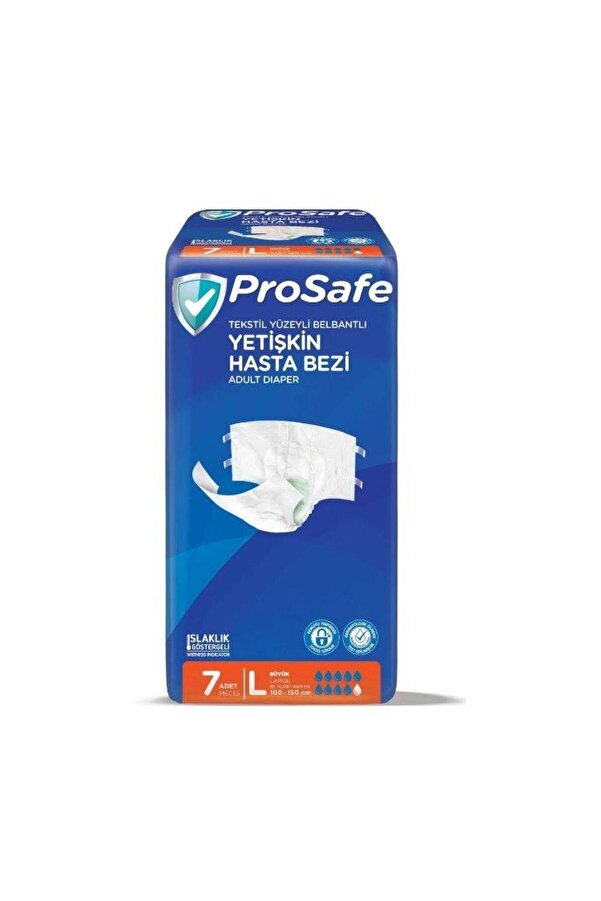 Canped Prosafe Adult Waistband Patient Diapers 7 Pack Large (100 - 150 ...