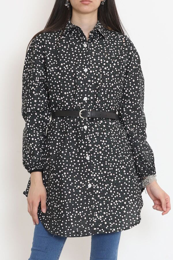 Aldanmaz Ticaret Black Patterned Shirt - 20278.1778. - Trendyol