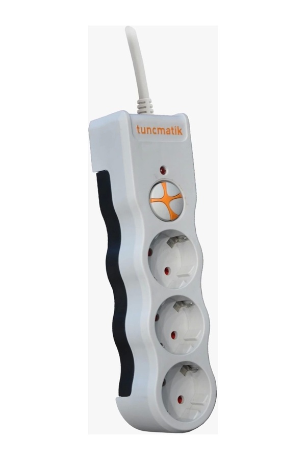 Tunçmatik Triple Current Protected Group Socket - Switched with 3-Piece ...