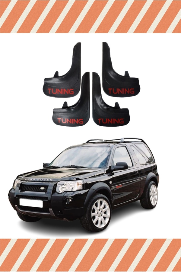 BAVETA Land Rover Freelander 1 Tuning Writing 4-Piece Dust Cover Fender ...