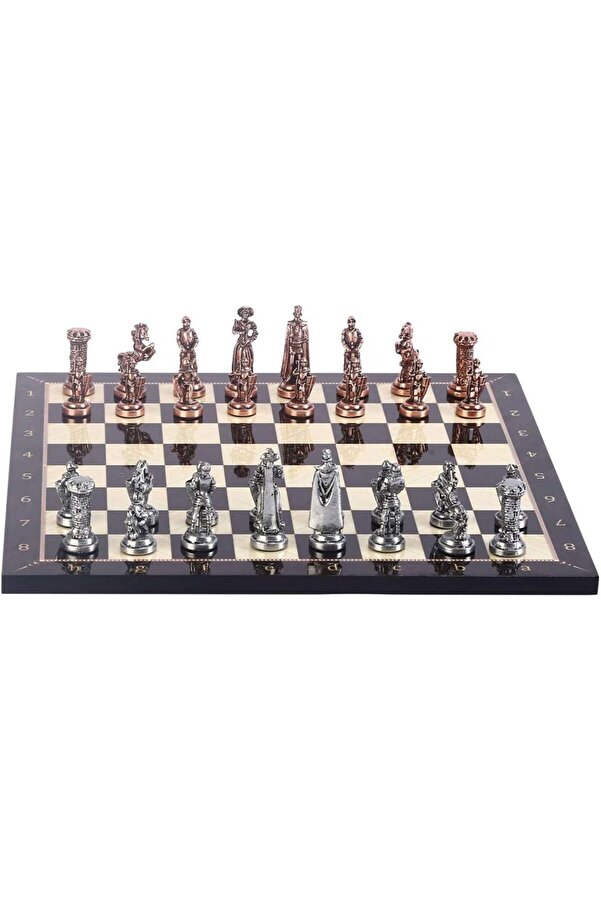 starnewstore Mdf Wood Chess Set with Ancient and Walnut Pattern - Size ...