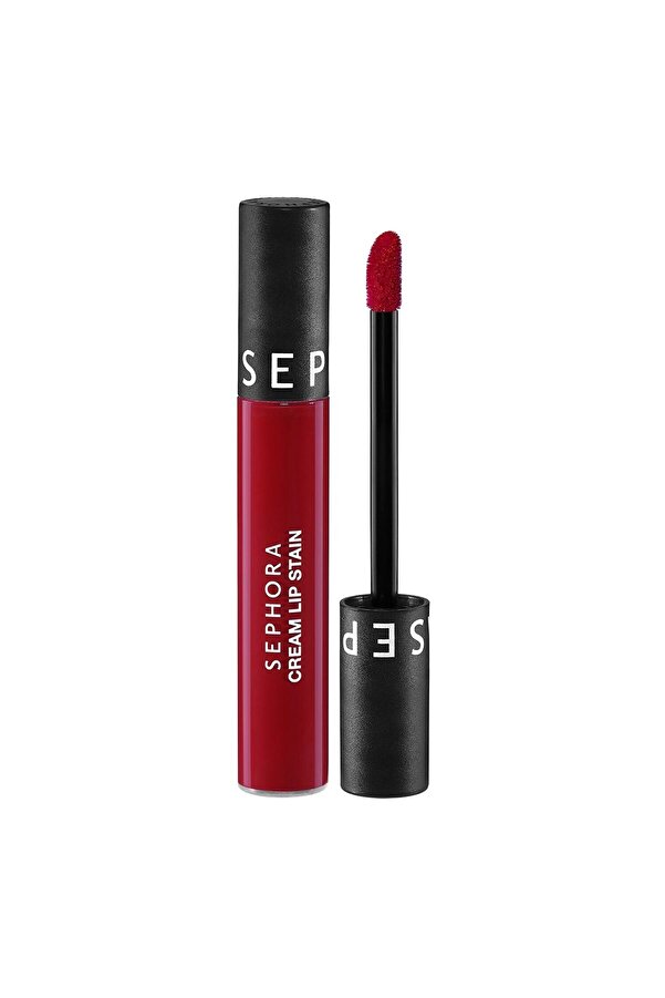 SEPHORA COLLECTION Risky Red Cream Lip Stain - Non-Smudging Velvet ...