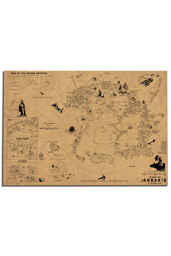 Dune Caladan Planet Map