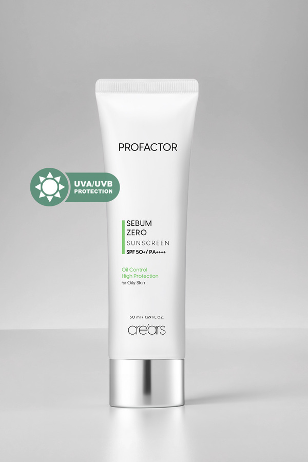 Cre'ars Profactor Sebum Zero Sunscreen - Matte Finish, Water Resistant ...