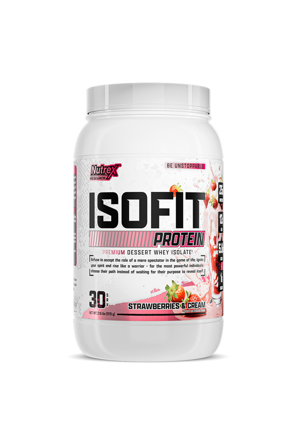 Nutrex Research Isofit, Strawberries & Cream, 2 LB - Trendyol