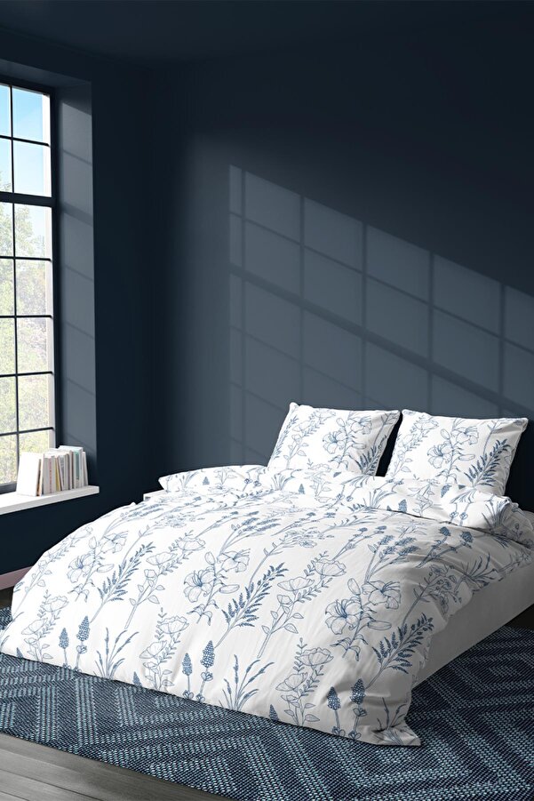 Zeynep Tekstil Διπλό βαμβακερό σετ παπλωματοθήκης και μαξιλαριού ...