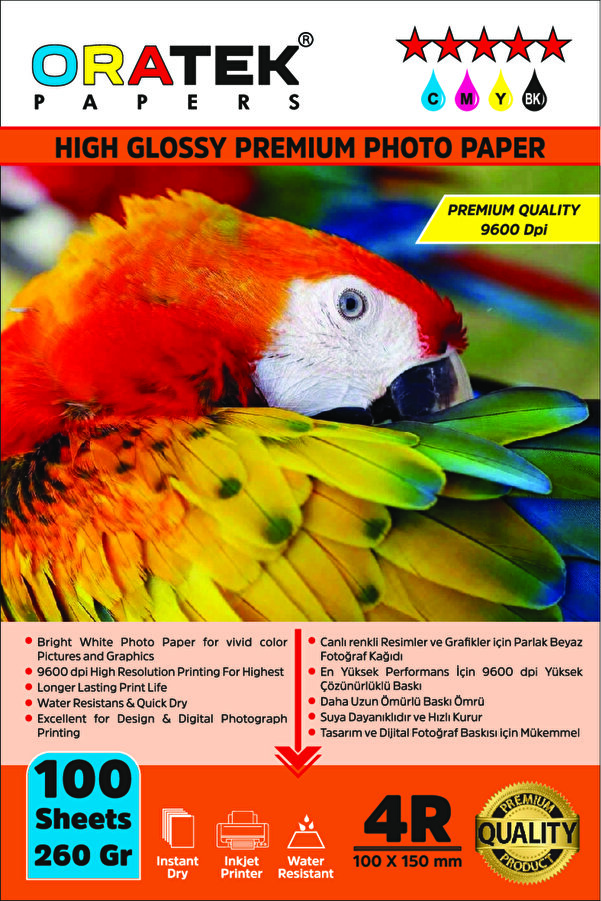 ORATEK Canon Pixma G3560 - Premium Glossy Photo Paper, 10X15Cm, 260Gr ...