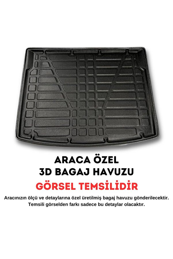 FERROUS Volkswagen Tiguan 4X4 3D Sub Luggage Pool 2024 and Above - Trendyol