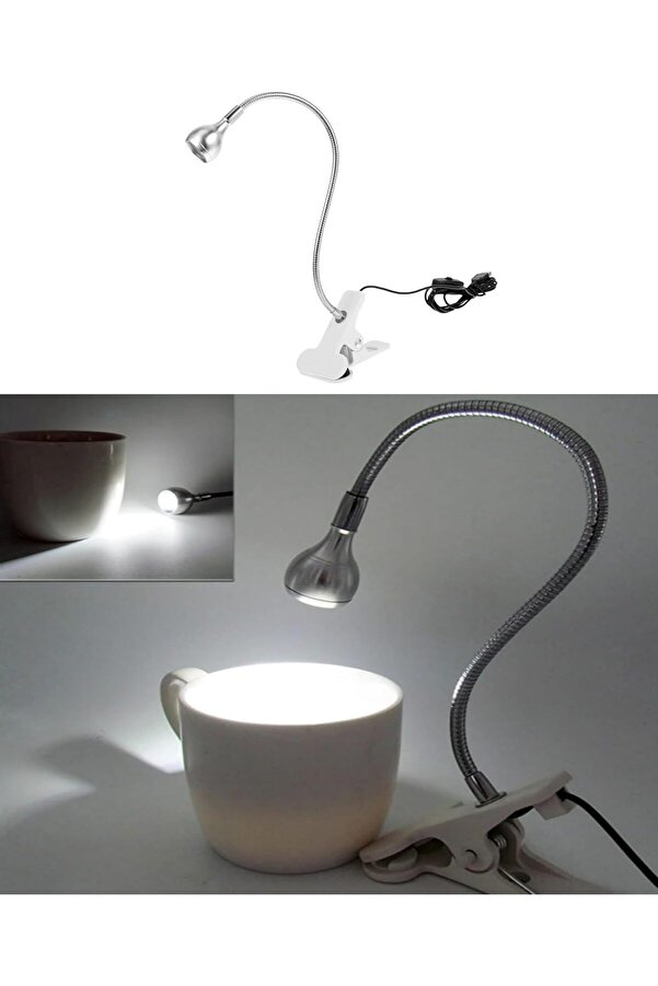 STOREMAX Ergonomic Book Reading and Acrobat Desk - Makeup Clamp Lamp ...