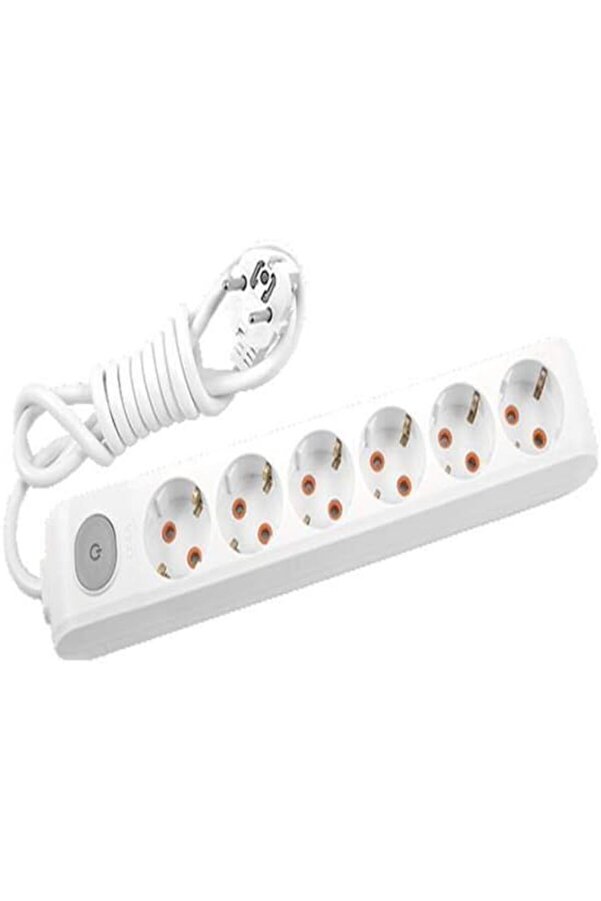 STOREMAX Wdnkng 6-Piece Multi-Let Switch and Grounded Cable 5m Socket ...