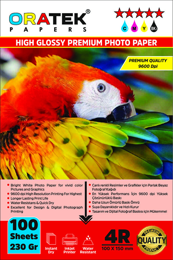 ORATEK Canon Maxify Gx3530 Evertday Premium Glossy 10X15Cm Photo Paper ...