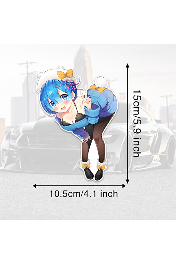 Choice DM17# Anime Girl Car Sticker Personality Anime Refrigerator ...