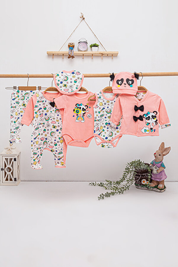 Cansın Mini Rainbow Themed 8-Piece Baby Hospital Discharge Set 16865 ...