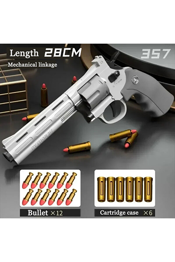 Choice Magnum Zp-5 357 Long Alloy Revolver Soft Bullet Can Be Fired ...