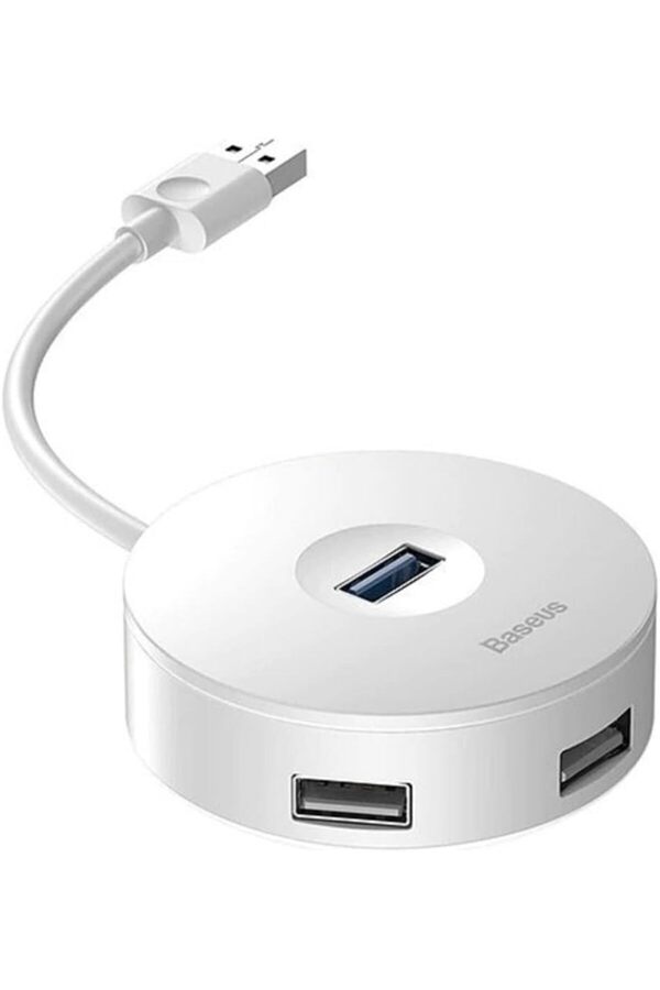HunaGoods Hngds Round Box 3 in 1 - Multifunctional White Computer/Phone ...