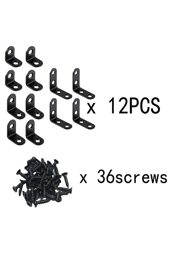 Choice Stainless steel black corner bracket L-shaped bracket 90 degree ...