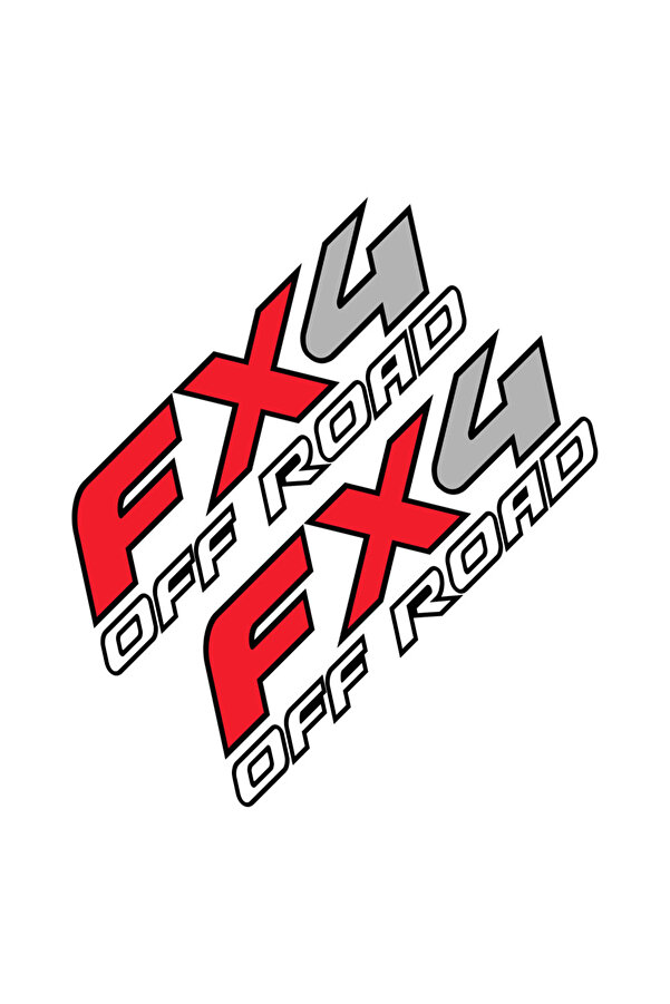Choice 2PC FX4 Off Road Car Sticker For Ford Ranger Raptor F150 ...