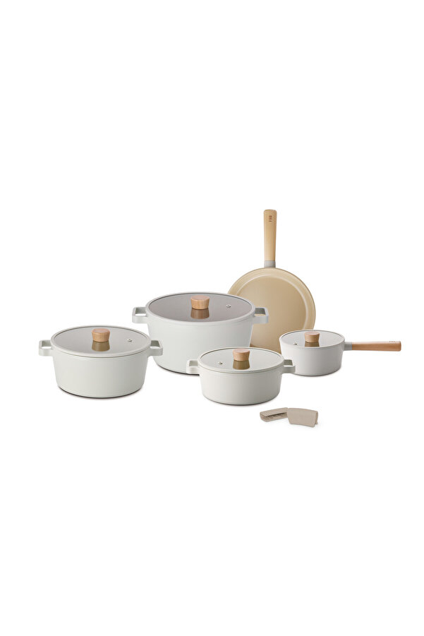 NEOFLAM Fika Korean cookware set 9 pieces 22CM 24CM 26CM 18CM 26CM ...