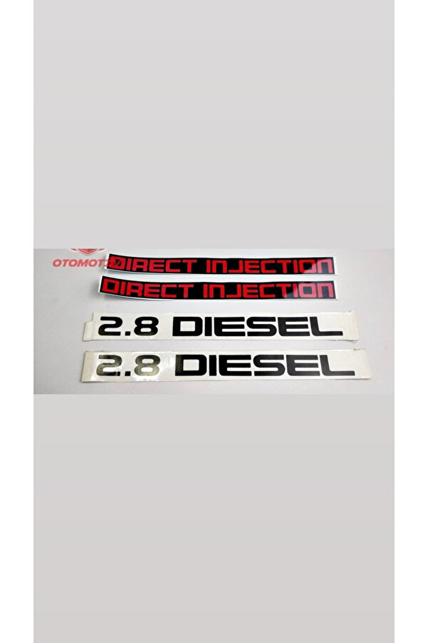 ELMS Isuzu Nkr Door Lettering Set Black 2.8 Diesel-Direct Injection ...