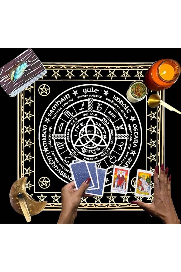 Sister Home Design Wiccan Supplies - Altar Cloth, Spiritual Tarot Cloth ...