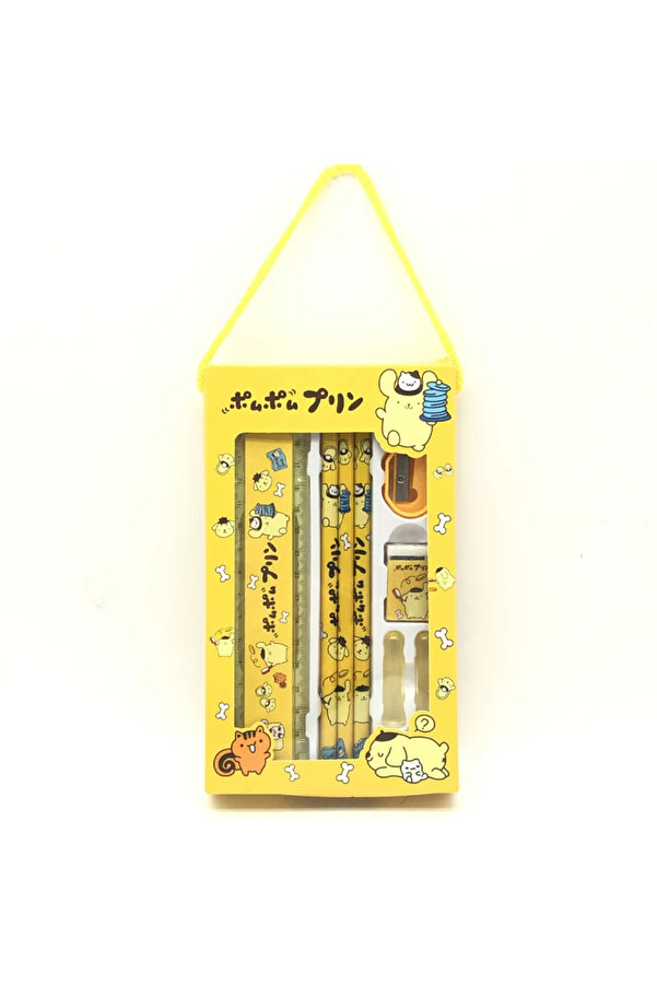 Yi ZHENG Sanrio Stationery 2pc Set Pencil Eraser Ruler Kawaii Melody ...