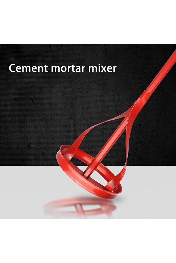 VKTECH Shaft Plaster Paint Mixer Red Mixing Agitator Mud Coating ...