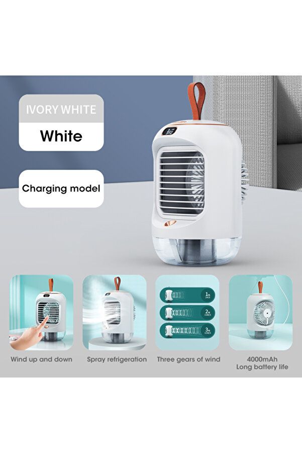 Choice Electric Humidifier Fan Air Conditioner Rechargeable Mini Mobile ...