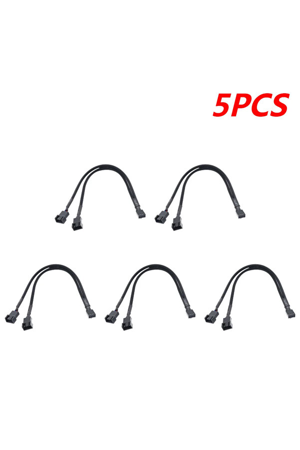 Choice 4 Pin Pwm Fan Cable Extension Splitter Hub Cables Motherboard ...