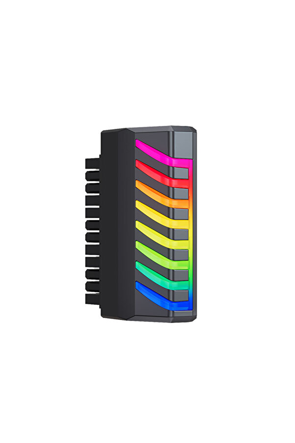 Choice TEUCER 24P-4 ATX 24 Pin to 90 Degree Power Plug ARGB Adapter ...