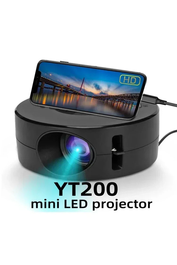 Choice YT200 Smart Projector LED HD TV Video Projetor for 4K 1500 ...