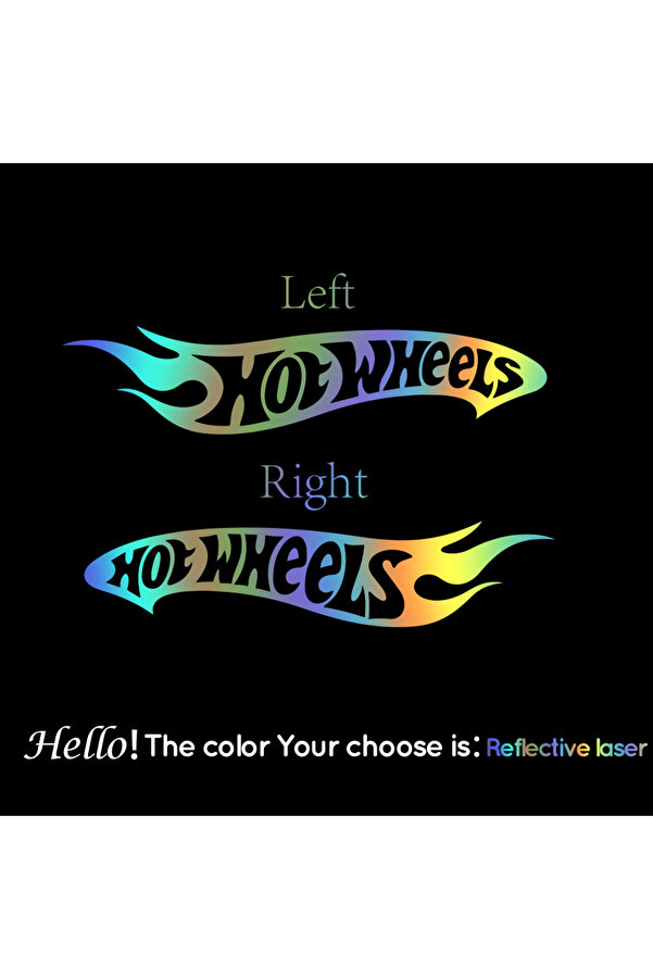 Choice HOT WHEELS Car Sticker Decals, flames windows, side skirts, trim ...