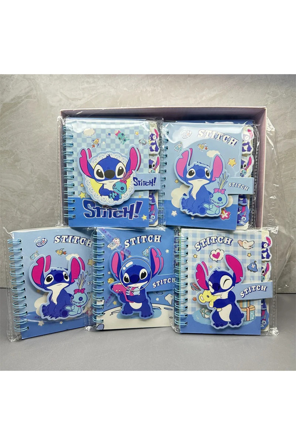 Choice New 12pcs Disney Stitch Square Sorting Coil Book Starry Baby ...