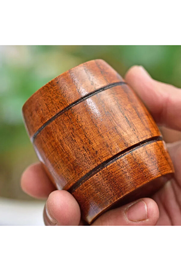 Choice Barrel Shape Wooden Big Belly Cups Handmade Natural Wood Cups ...