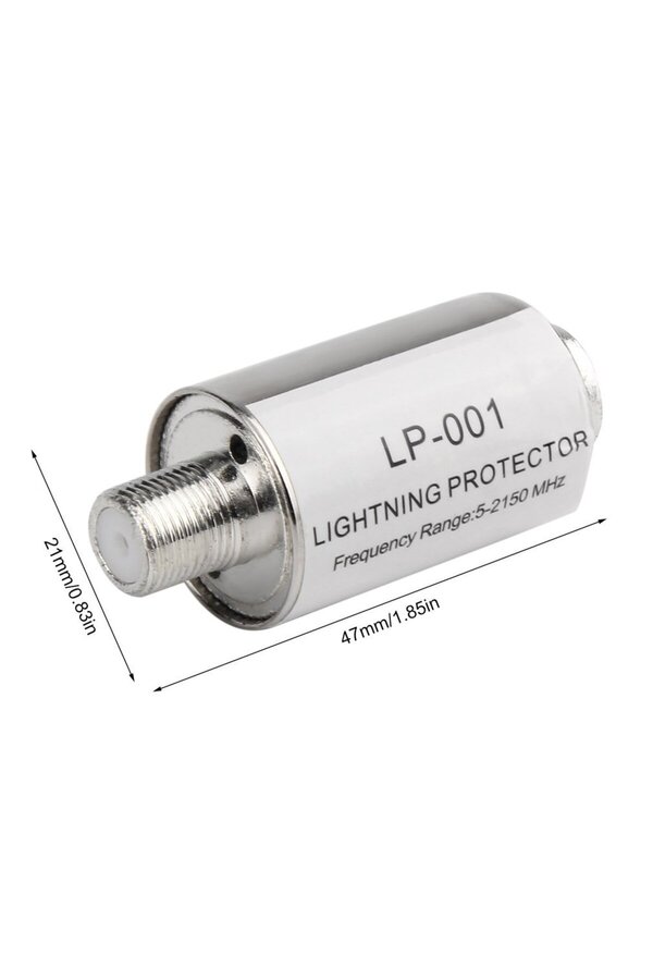 Choice Lightning Arrester 5-2150MHz Coaxial Satellite TV Lightning ...