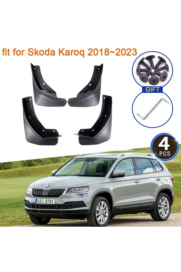 Choice for Skoda Karoq 2018 2019 2020 2021 2022 2023 Mud Flaps Mudguards Splash Guards Front Rear Wheels. Trendyol