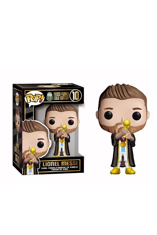 Choice Funko Pop Lionel Messi Black Gold Edition 10 Football Stars PVC Action Figure Collection Model T. Trendyol