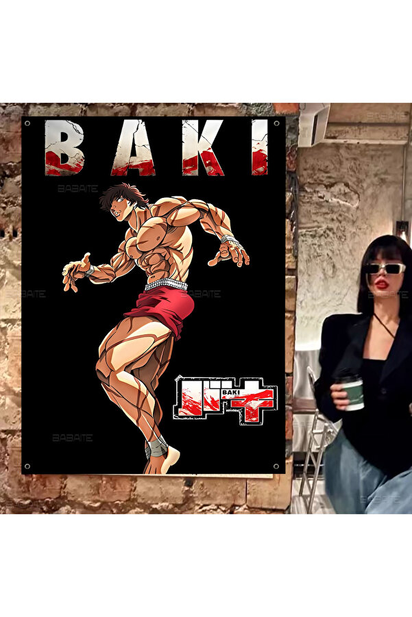 Choice Japanese Anime Baki Hanma Retro Flags Multiple Choice Living ...