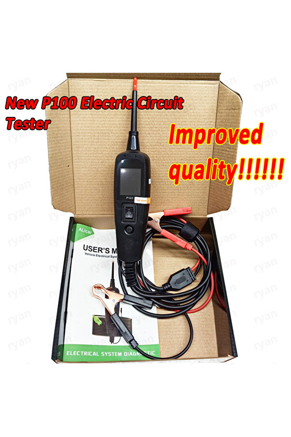 Choice New P100 Electric Circuit Tester Power Scan OBD2 Battery Tester ...